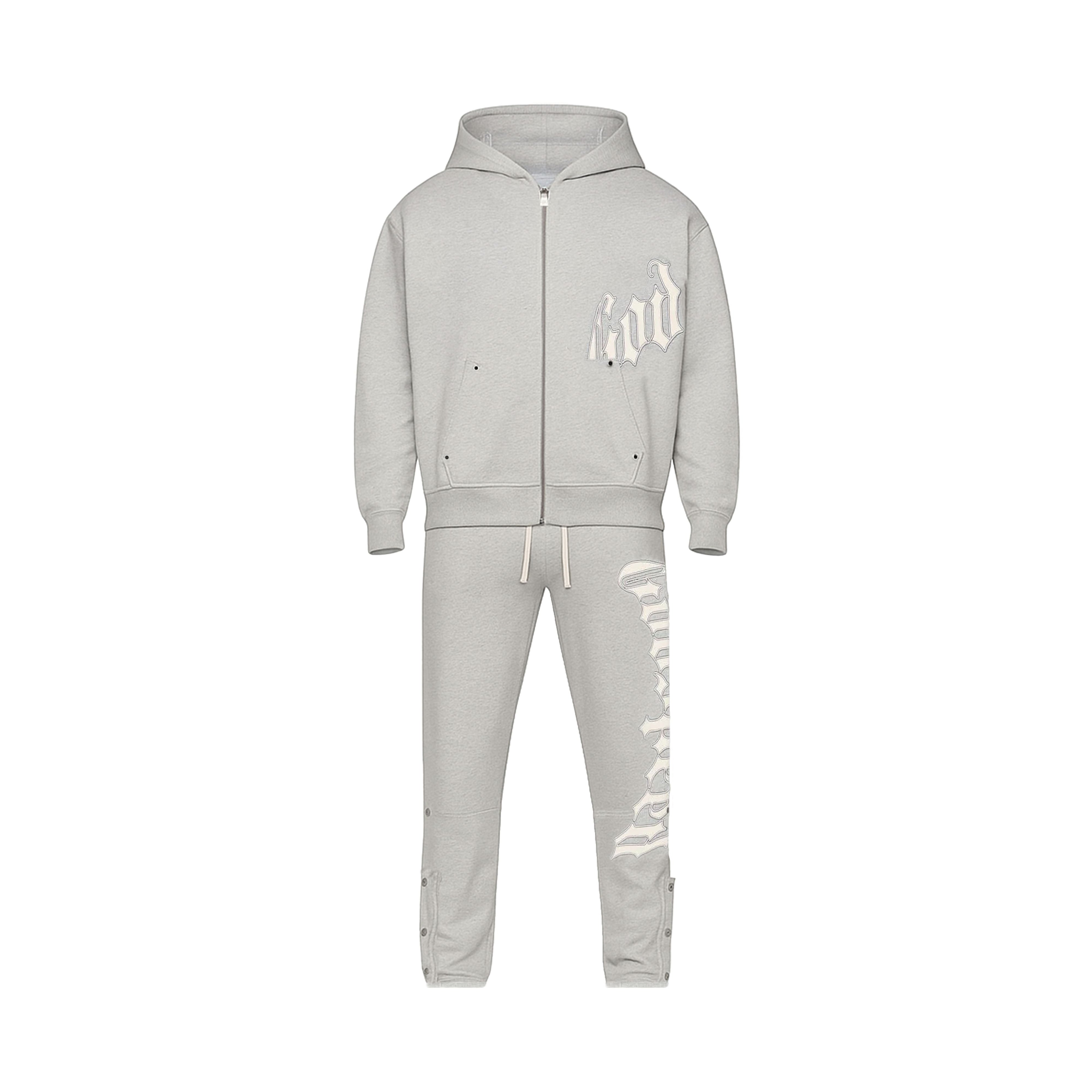God Speed OG Logo Sweatsuit V2 (Heather Grey) – CityLineUSA