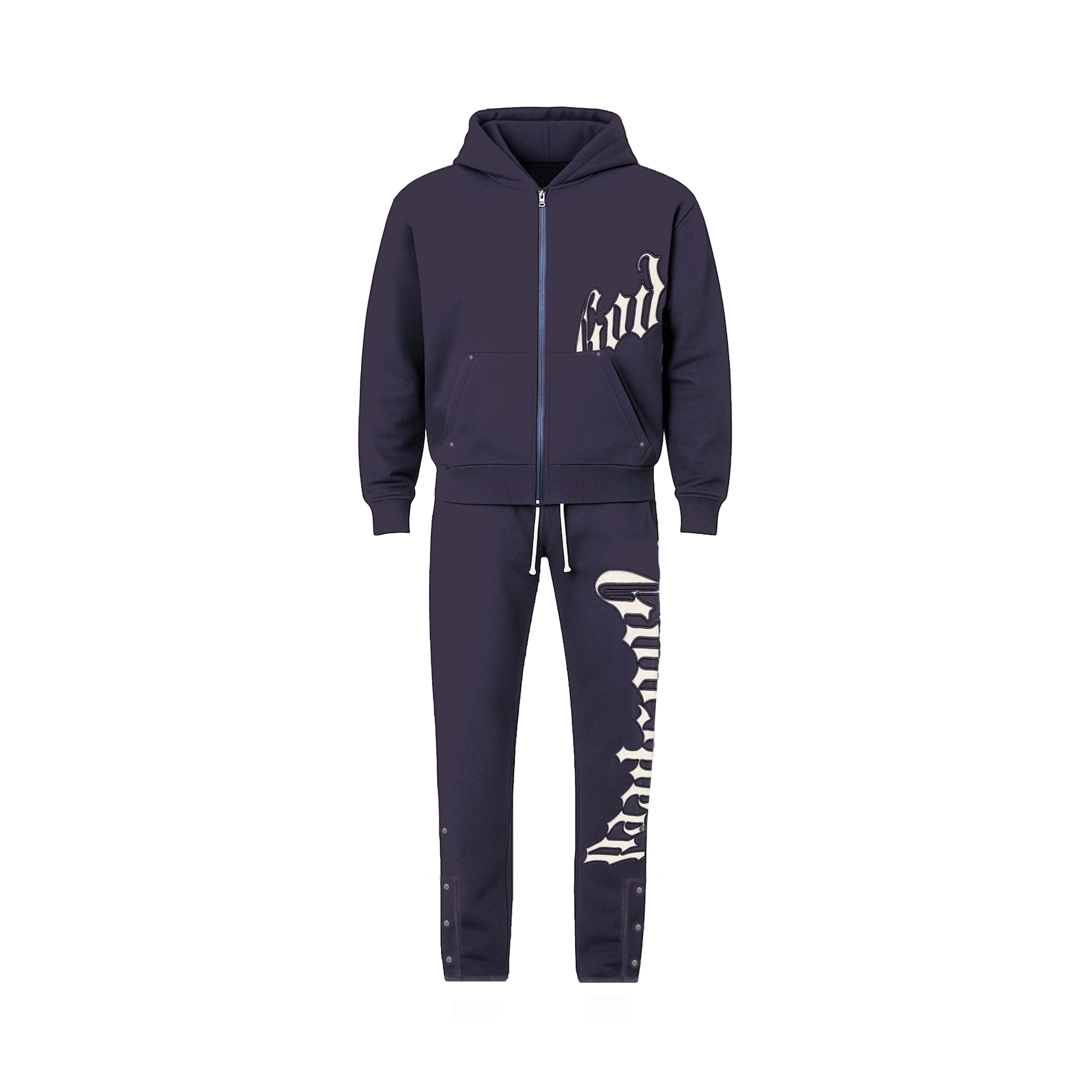 God Speed OG Logo Sweatsuit V2 (Navy) – CityLineUSA